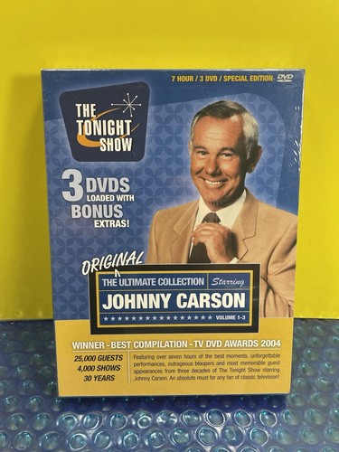 New The Tonight Show Johnny Carson Original Ultimate Collection 3-DVD ...