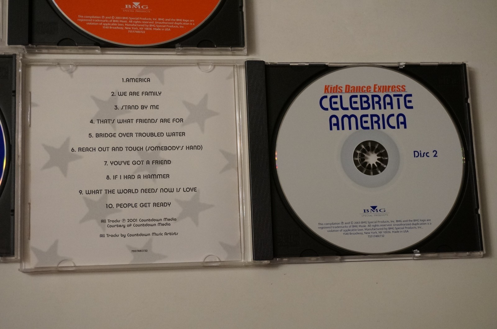 Kids Dance Express Celebrate America CD 1 by Countdown Music Arists ...