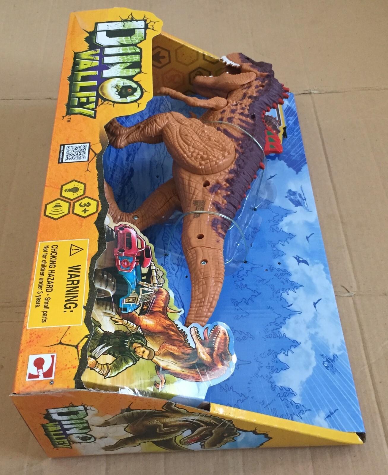 CHAP MEI , DINO VALLEY- T REX DINOSSAUR WITH SOUND EFFECTS BIG DINO SET ...