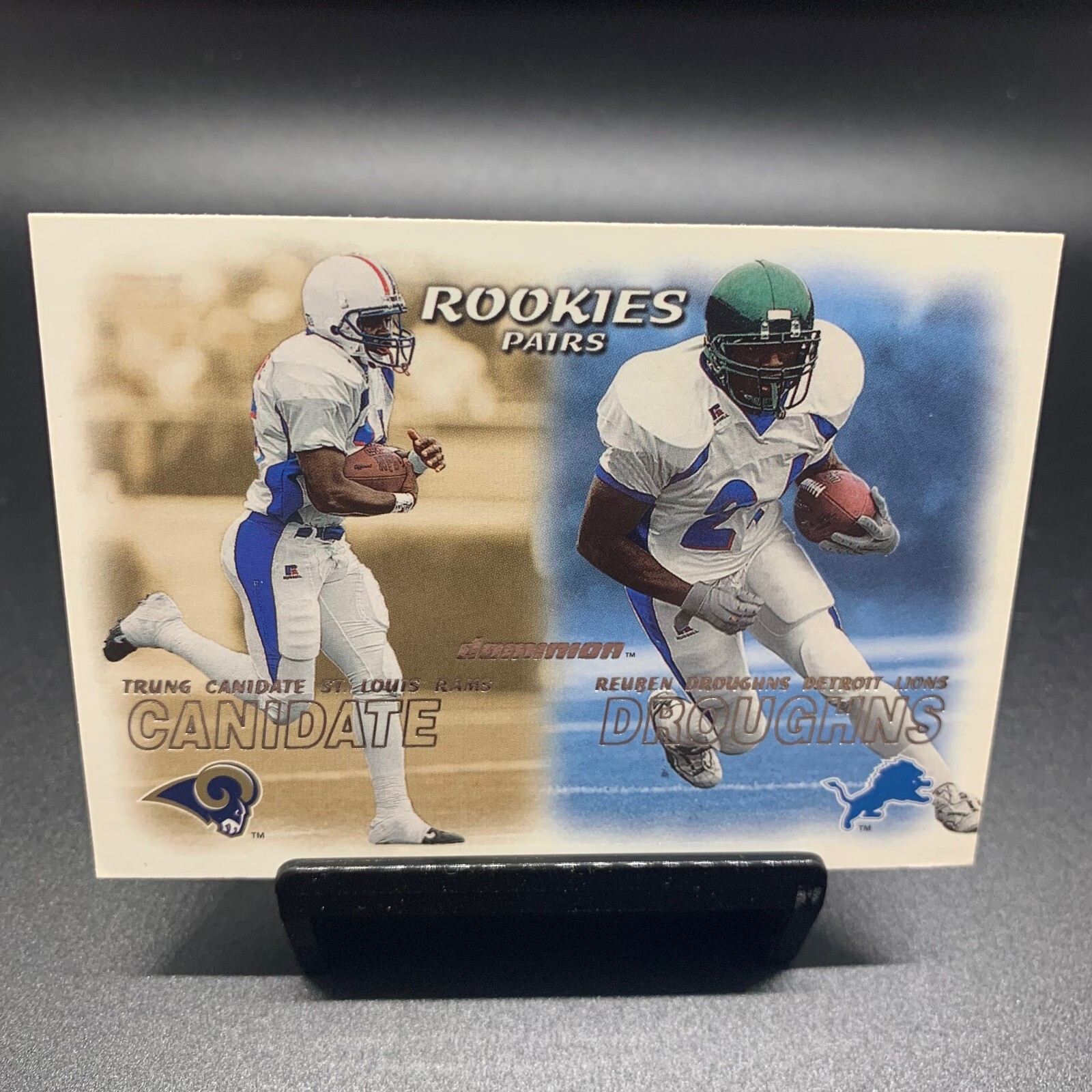 2000 Skybox Dominion Football #233 Trung Canidate Reuben Droughns RC ...