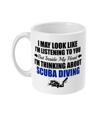 Scuba Diving Gift, Scuba Diving Mug, Funny Scuba Diver Gifts for Him ...