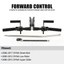 Forward Controls Kit for Harley Dyna Super Glide Dyna Low Rider Street ...
