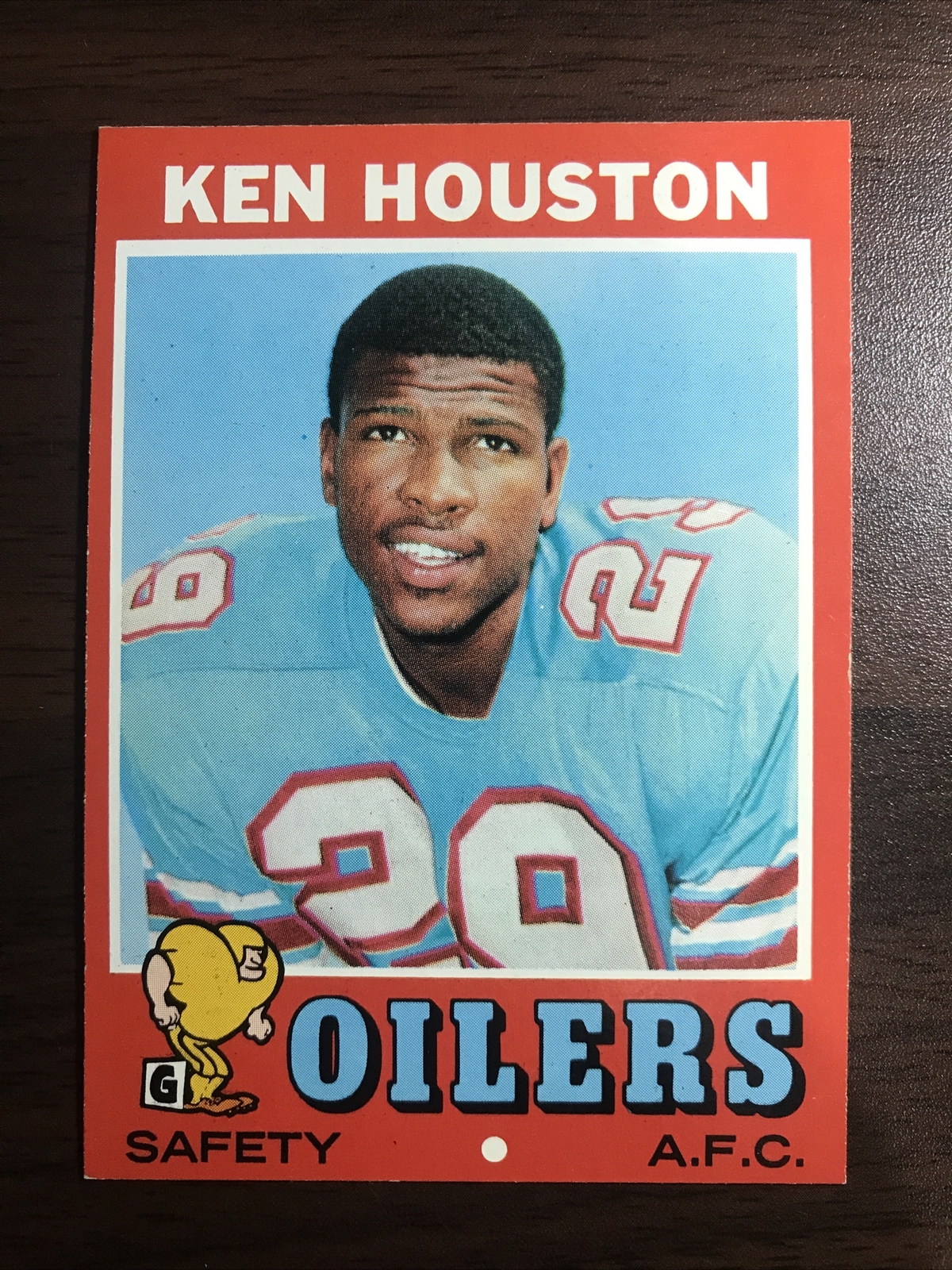 1971 Topps football card #113 Ken Houston (nrmt), see pics | eBay