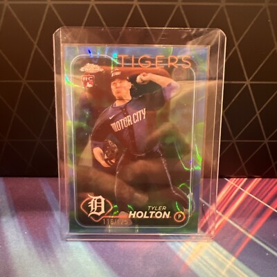 2024 Topps Chrome Update Tyler Holton #USC192 Aqua/Blue Lava Lamp /175 ...