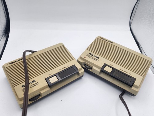 2 Realistic Plug 'n Talk Wireless FM Intercom Model 43-207 PARTIALLY ...