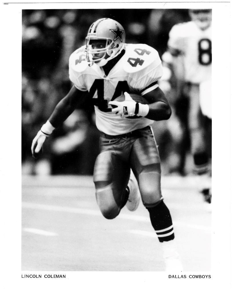 LINCOLN COLEMAN Cowboys ~ c1993 Action 8x10 Photograph | eBay