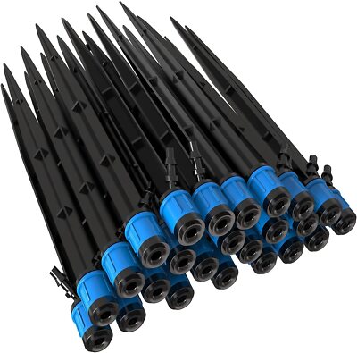 AQSXO 50pc Irrigation Drippers Drip Emitters Fan Drip Emitters Garden ...