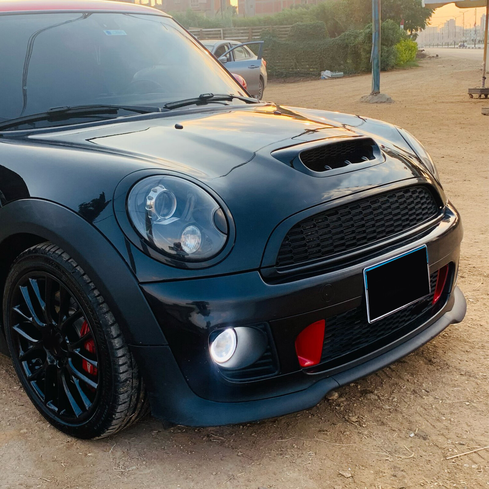 For Mini Cooper S R55 R56 R57 R58 R59 JCW 07-2014 Grill+Light+Hood Vent ...