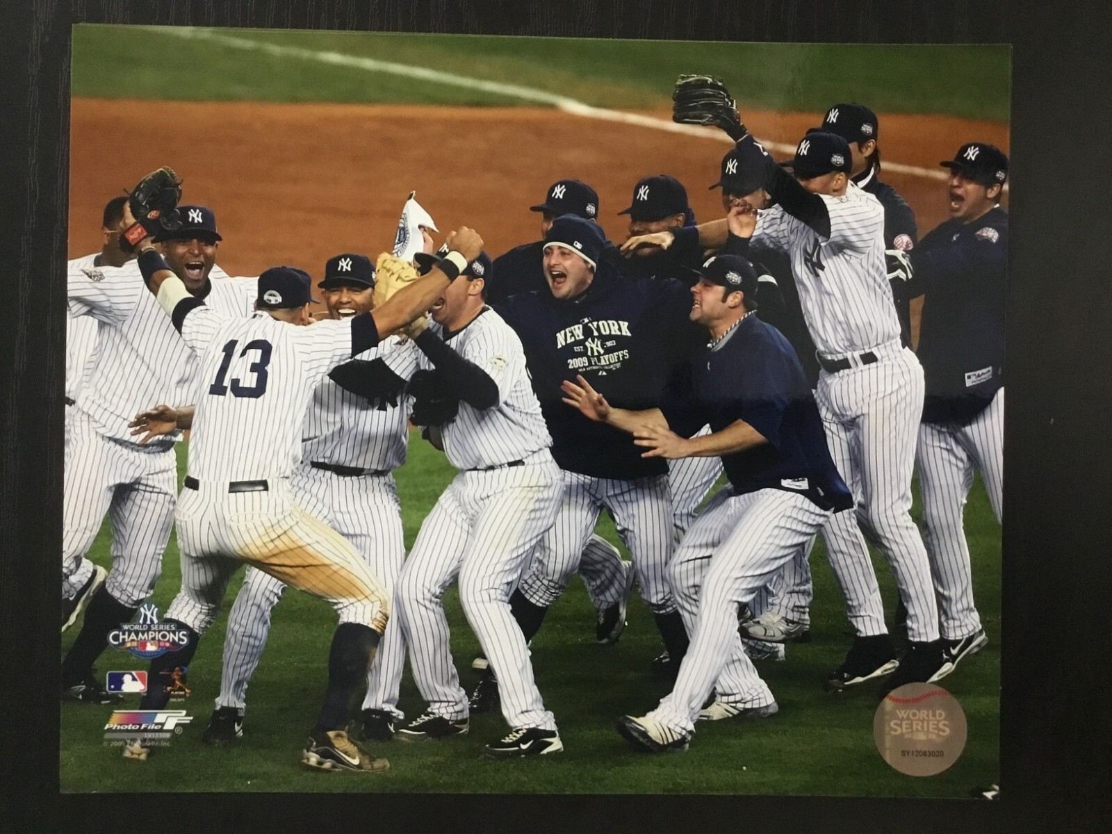 New York Yankees 2009 World Series Champions Baseball 8x10 Color Photo ...