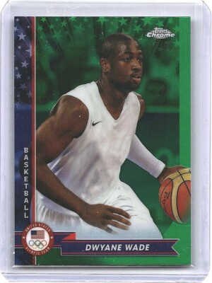 2024 Topps Chrome Olympics #84 Dwayne Wade Green /99 Basketball | eBay