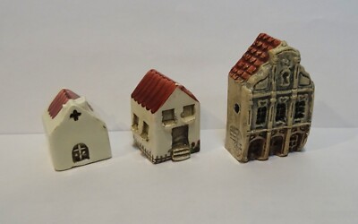 Lot Of (3) Ceramic DND RPG Mini Buildings Terrain Scenery Good | eBay