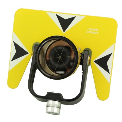 Yellow color Prism Set w/ Bag for total station 5/8x11 FOR nikon TOPCON ...