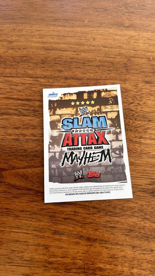 2010 Topps WWE Slam Attax Mayhem Signature Moves Undertaker | eBay