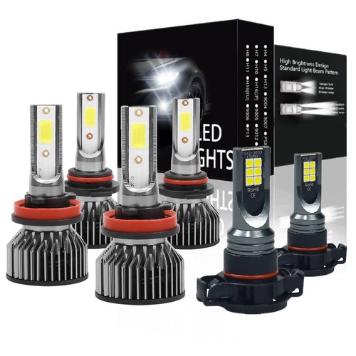 For Chevy Tahoe Utility 4-Door 5.3L 2007-2015 LED Headlights Fog Light ...