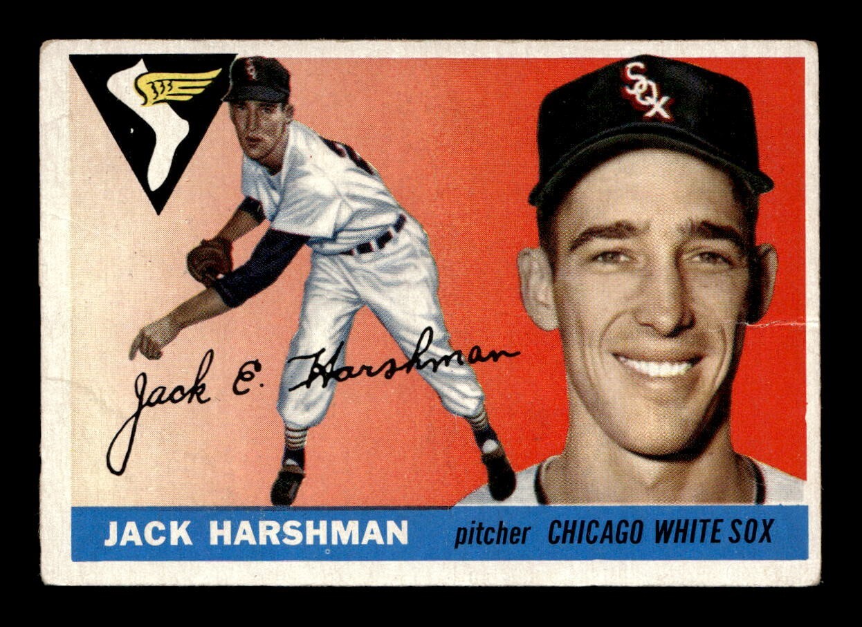 1955 Topps #104 Jack Harshman White Sox GD-VG *9q | eBay