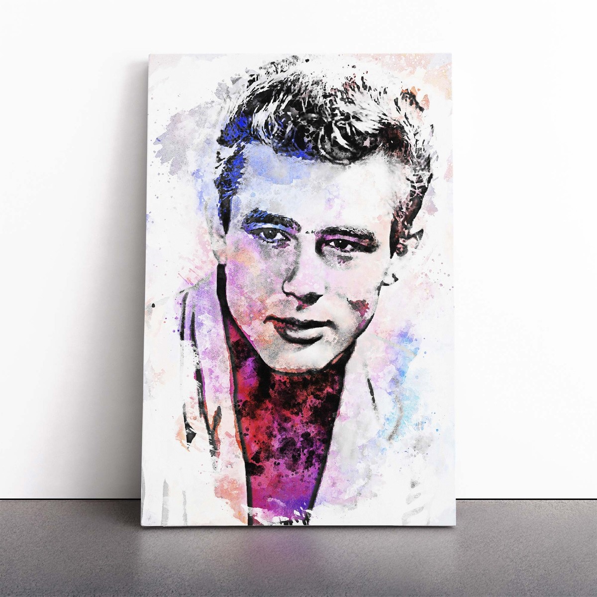 James Dean Canvas Prints James Dean Pop Art Print