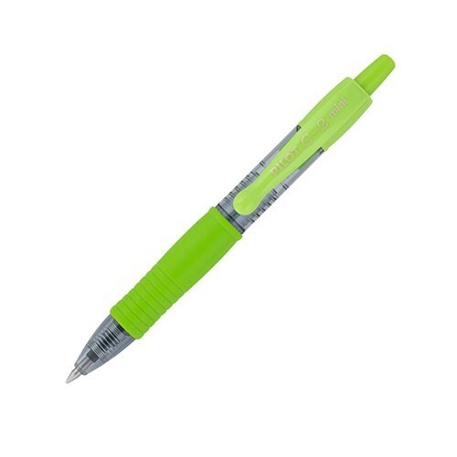 Pilot G2 Mini Retractable Gel Ball Point Pen 0.7mm Fine Lime Green ...