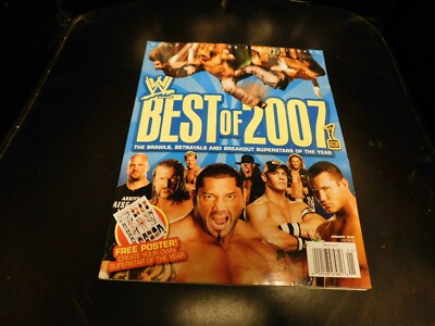 World Wrestling Entertainment WWE Magazine : January 2008 Best of 2007 ...