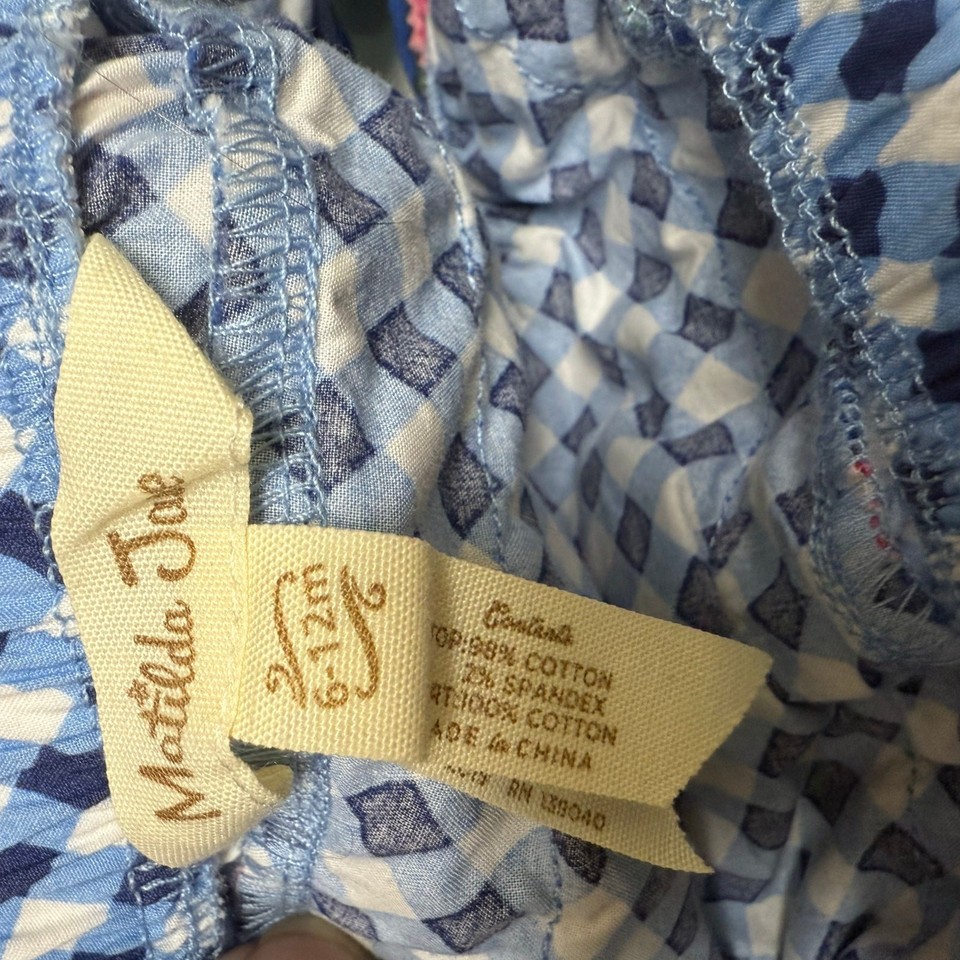 Matilda Jane Girls Bloomers Skirt Blue White Green Pink Floral Check 6 ...