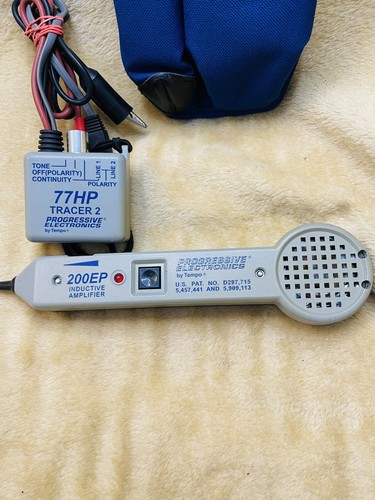 Tempo Progressive Electronics 200EP Inductive Amp and 77HP Tracer 2 With Case | eBay