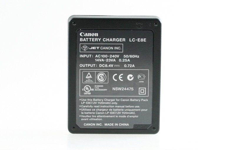 Original Canon Battery Charger LC-E8E For LP-E8 LPE8 LP E8 600D | eBay