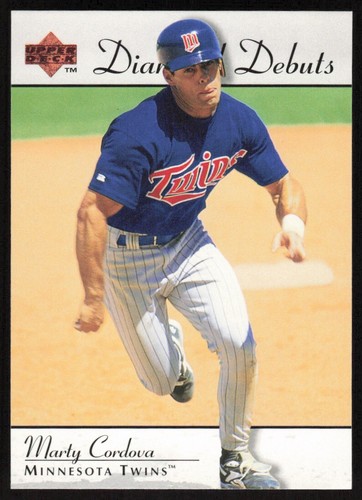 1995 Upper Deck Diamond Debut #250 Marty Cordova Minnesota Twins | eBay