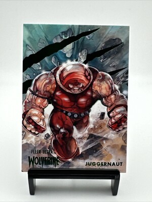 2024 Fleer Ultra Wolverine JUGGERNAUT #62 Green Foil Parallel | eBay