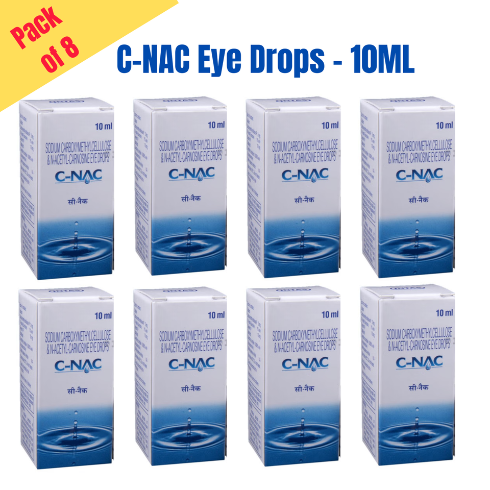 C Nac Eye Drop N-Acetyl Carnosine (C-Nac Eye Drops) - 10 ml (Long Exp ...