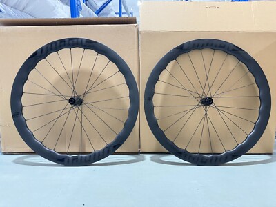 Road Carbon Fiber Wheelset 50mm 700c Clincher / Tubeless Ready Wheels ...