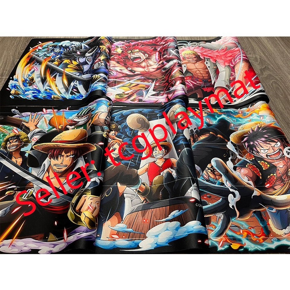 Dracule Mihawk Perona One Piece Playmat With Zones TCG Card Game Play ...