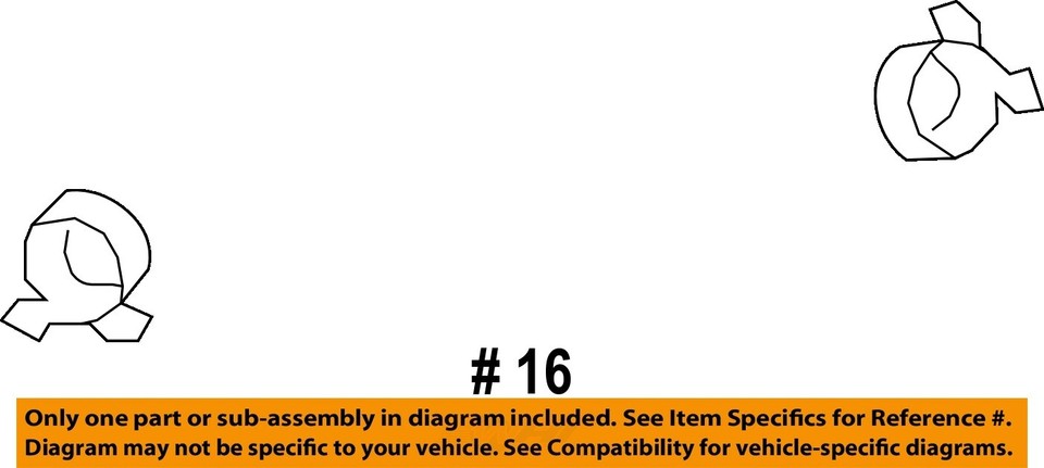 GM OEM 11-23 Acadia Cooling Radiator Components-Breather Tube Clamp ...