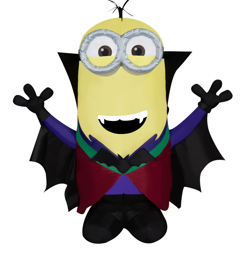 Minions Kevin Vampire Airblown Inflatable Minion 4.5 ft Halloween ...