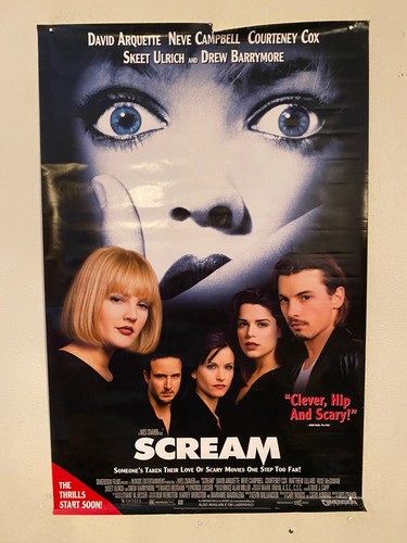 Poster: Scream (1996): original horror one sheet video store promo ...