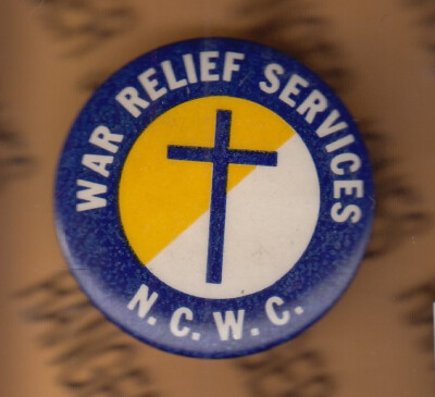 WWII NCWC War Relief Services ~1.75" button | eBay