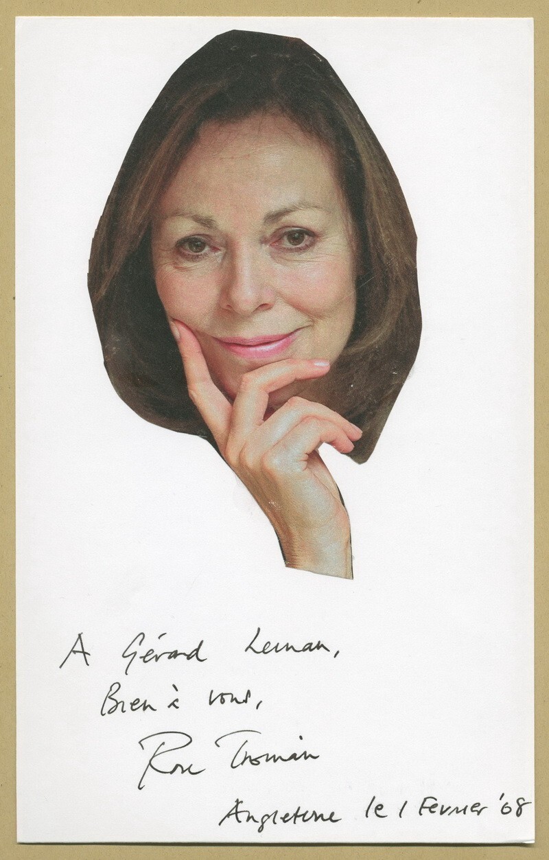 Rose Tremain - English novelist - Authentic signed card + Photo - 2008 ...