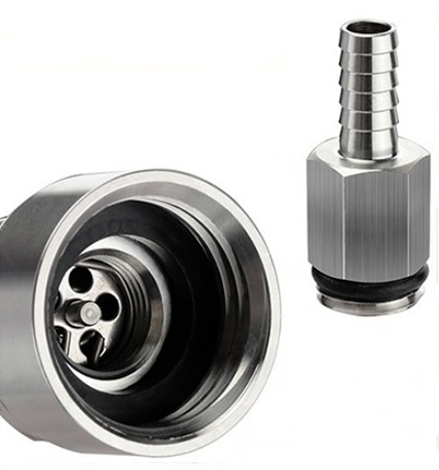 Ball Lock KEG Corny Cap Quick Connect PET Bottle Carbonation Knurled ...