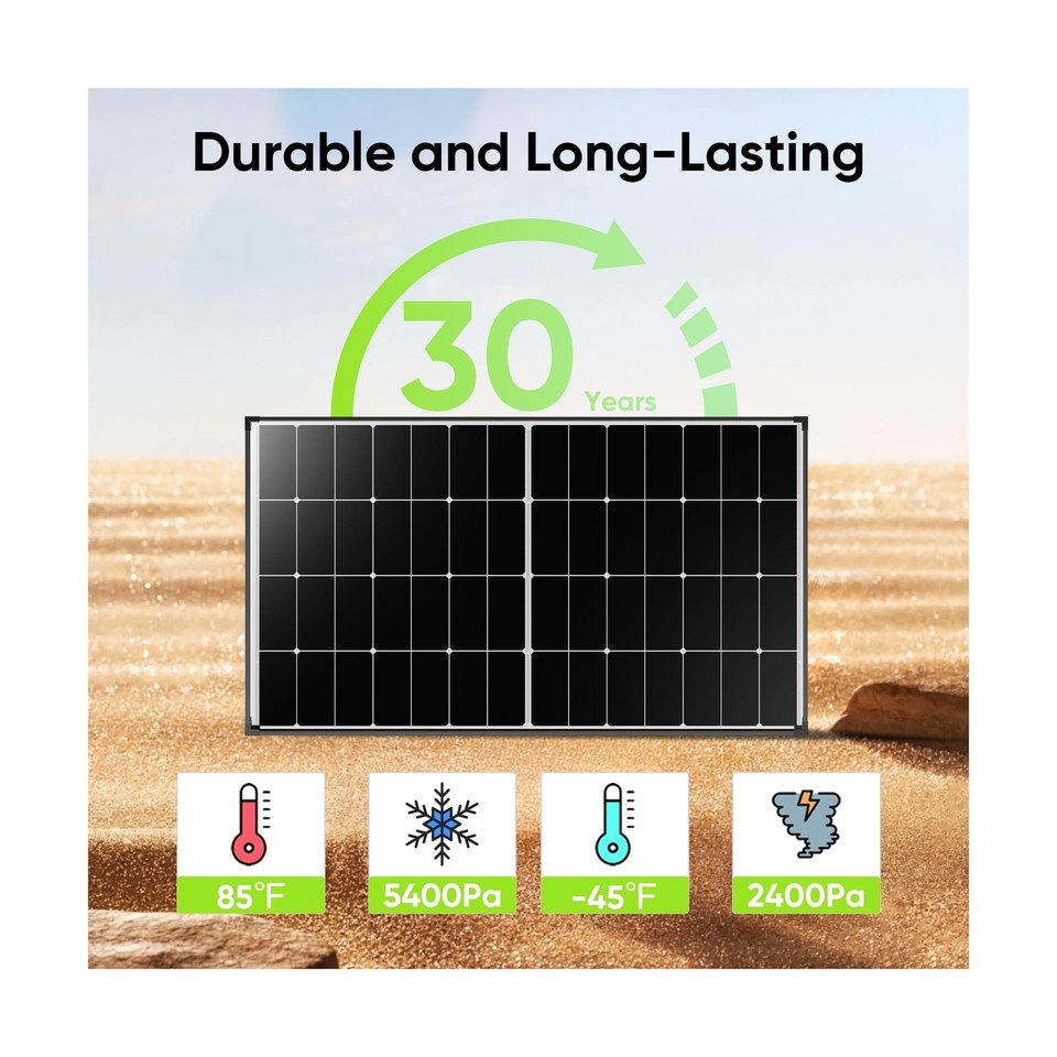 220W Solar Panel,27% High Efficiency Perovskite Solar Cells,10BB Hidden ...