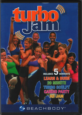 TURBO JAM Dance MUSIC Video 5 WORKOUTS on a 2 DVD of WEIGHT LOSS Cardio ...