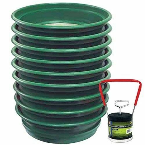 9 Pcs Set of Patented Stackable Sifting Pans Diameter Mesh Wire ...