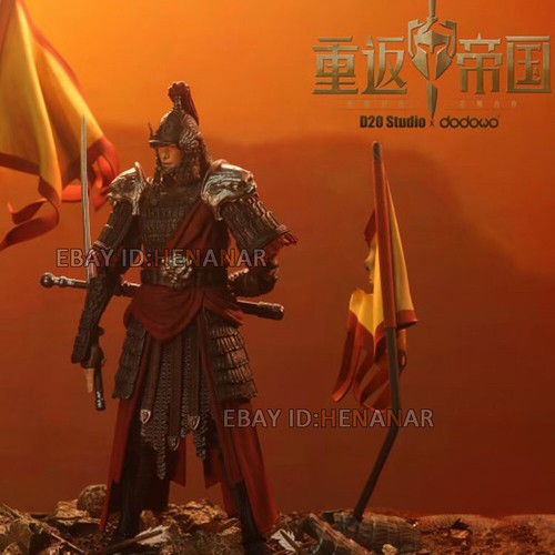 D20 X DODOWO 1/12 Chinese Force Sword Warrior Sliver Action Figure ...