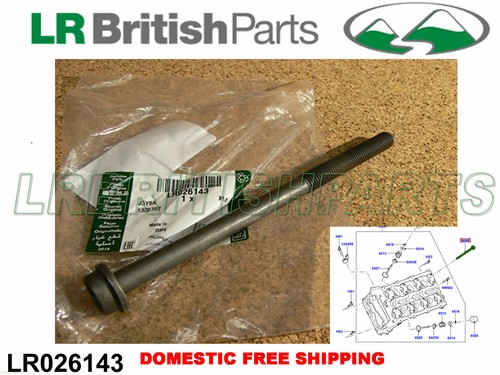 GENUINE LAND ROVER CYLINDER HEAD BOLT 3.0L SC V6 PETROL LR026143 NEW | eBay