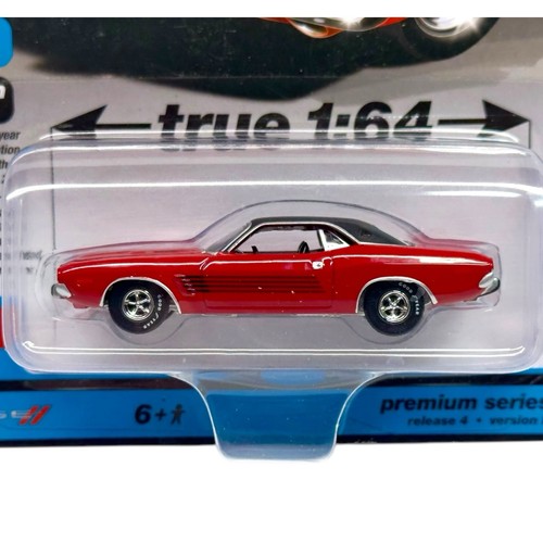 2023 Auto World 1974 Dodge Challenger Rallye Bright Red Vintage Muscle ...