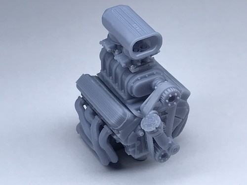 1/24 Old School Style Blown Bb Engine, Aoshima, Tamiya, Revell ...