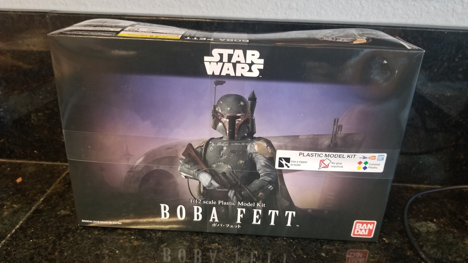 BANDI STAR WARS BOBA FETT BOUNTY HUNTER 1/12 SCALE MODEL KIT | eBay