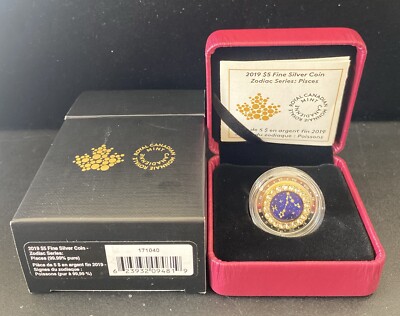 2019 $5 Canadian Silver Coin Zodiac Series: Pisces | eBay