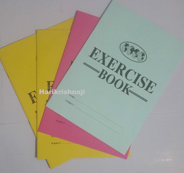 Pack of 6 A4 Exercise Books Stationery School Office Classroom Work ...