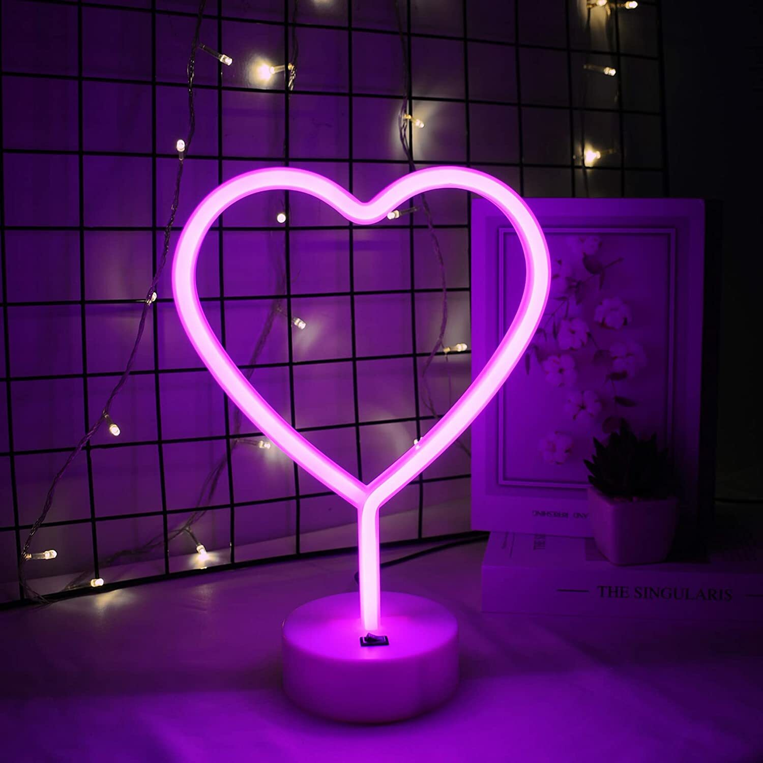 Coach Pink Neon Heart Light / Night Light - F84619 for sale online | eBay