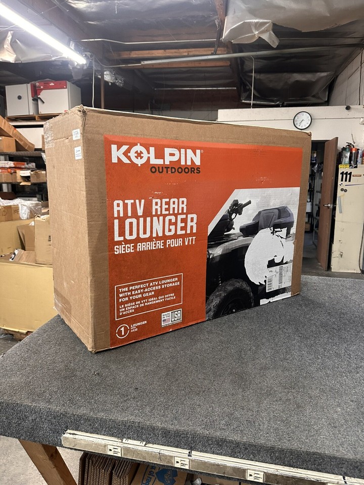 Kolpin 4438 ATV Rear Passenger Seat Cargo Storage Box LOCAL PICK-UP ...