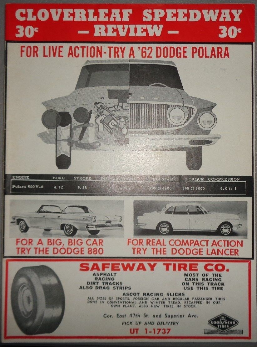 1962 Cloverleaf Speedway Review Program | eBay