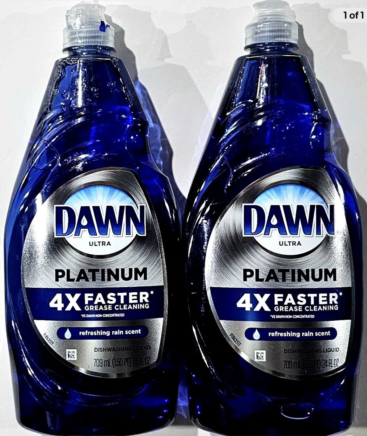 2 Dawn Ultra Platinum 4x Faster Grease Cleaning Refreshing Rain Scent ...